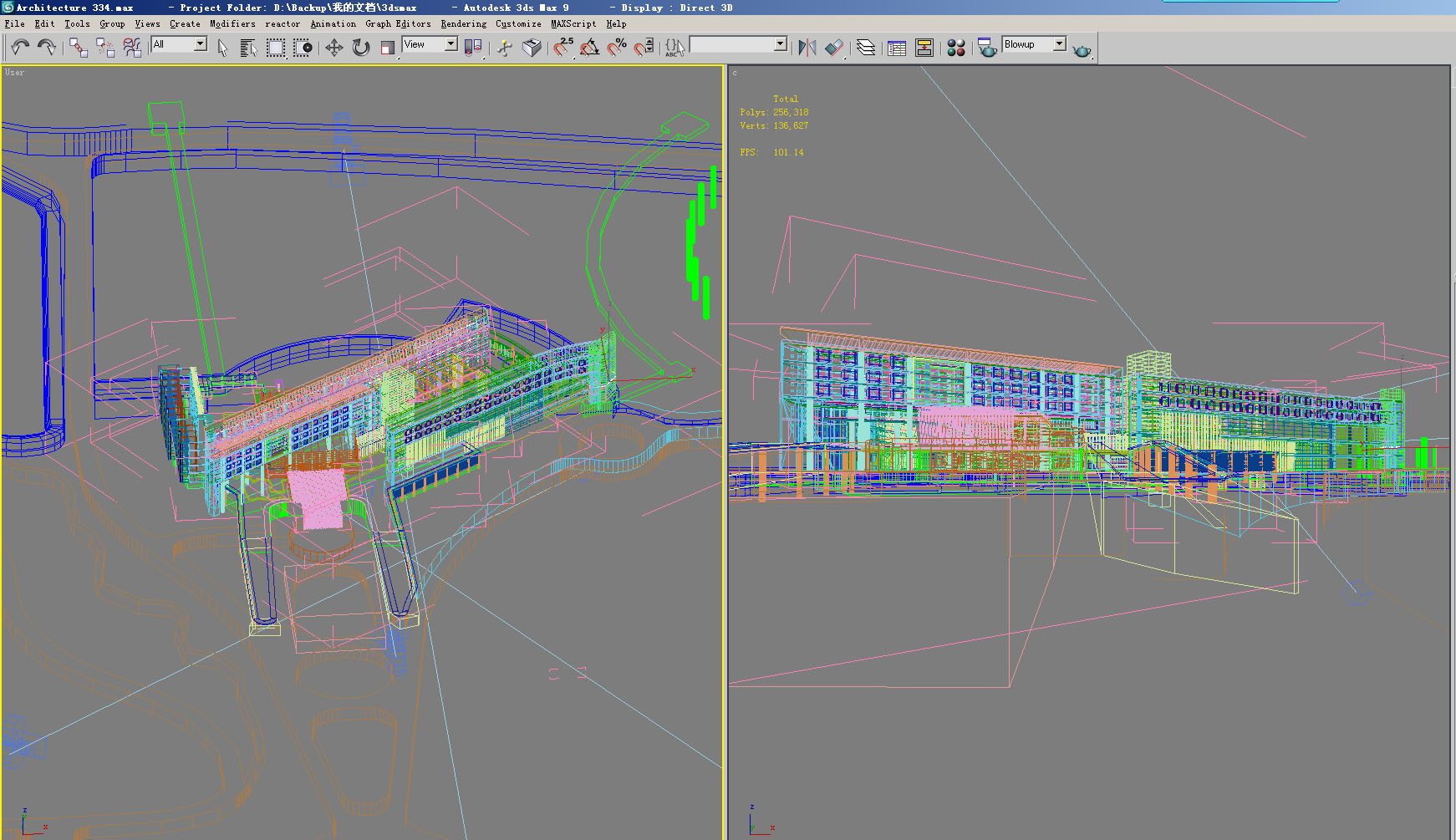 Architecture 334 3D Model - FlatPyramid