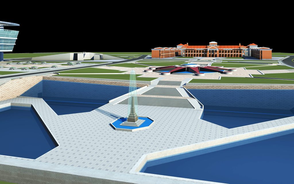 Architecture 343 3D Model - FlatPyramid