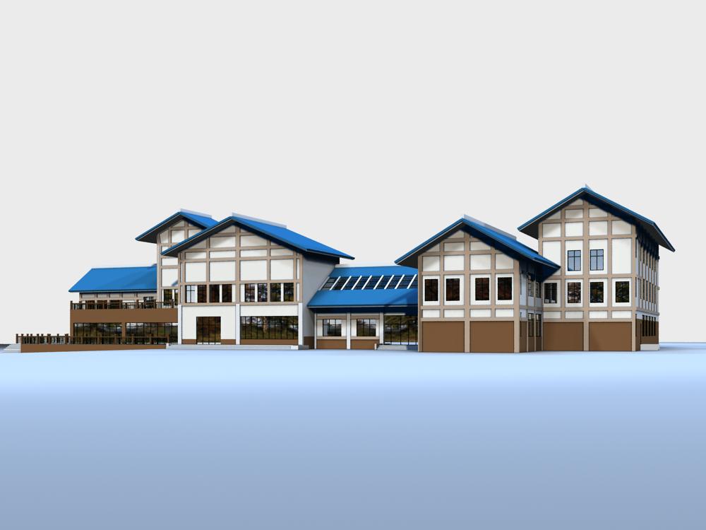 Architecture 360 3D Model - FlatPyramid