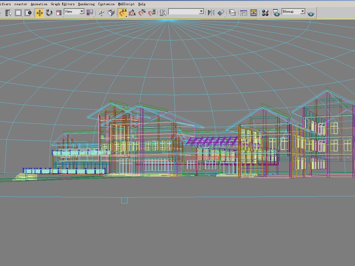 Architecture 360 3D Model - FlatPyramid