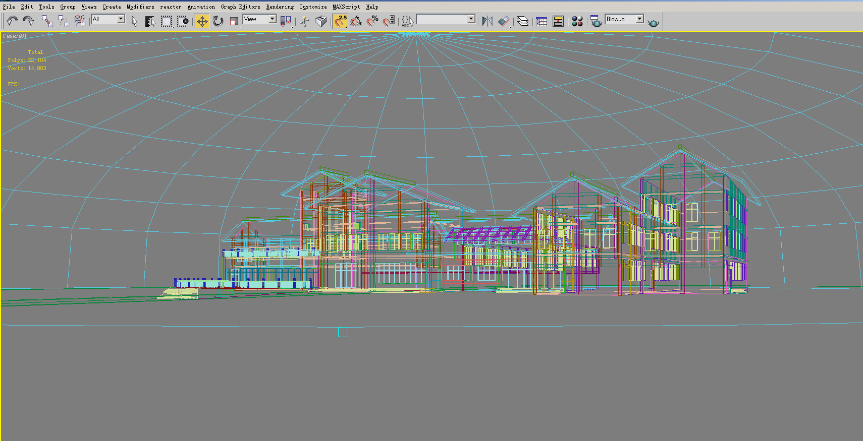 Architecture 360 3D Model - FlatPyramid
