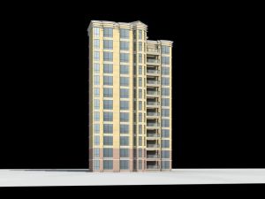 Architecture 362 3D Model - FlatPyramid