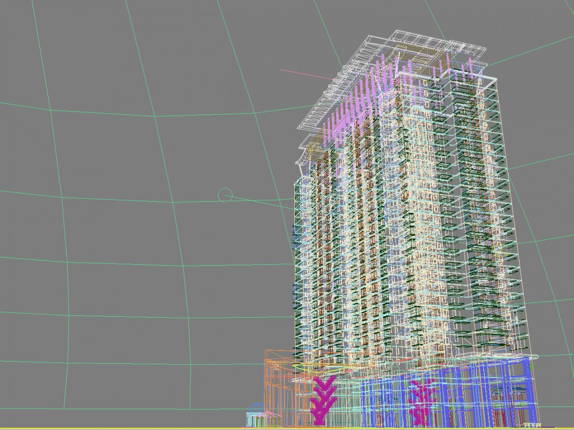 Architecture 372 3D Model - FlatPyramid