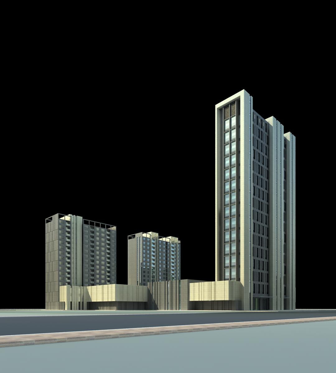 Architecture 474 3D Model - FlatPyramid