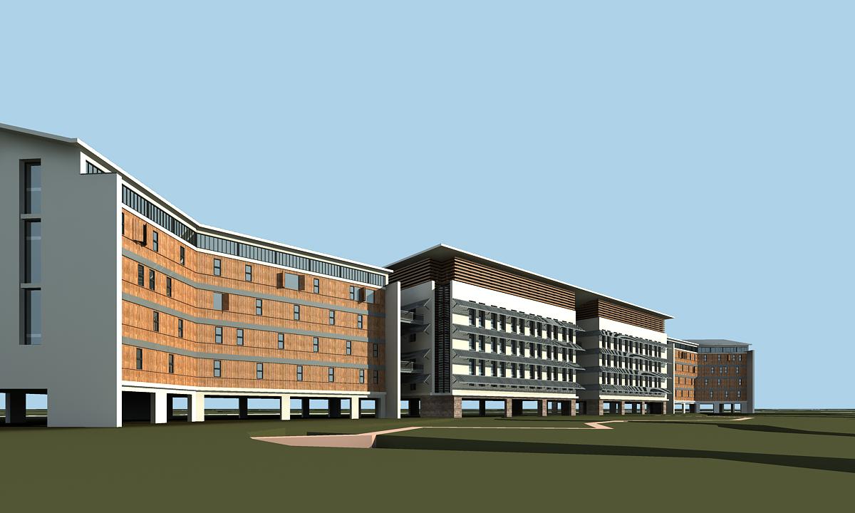 Architecture 479 3D Model - FlatPyramid