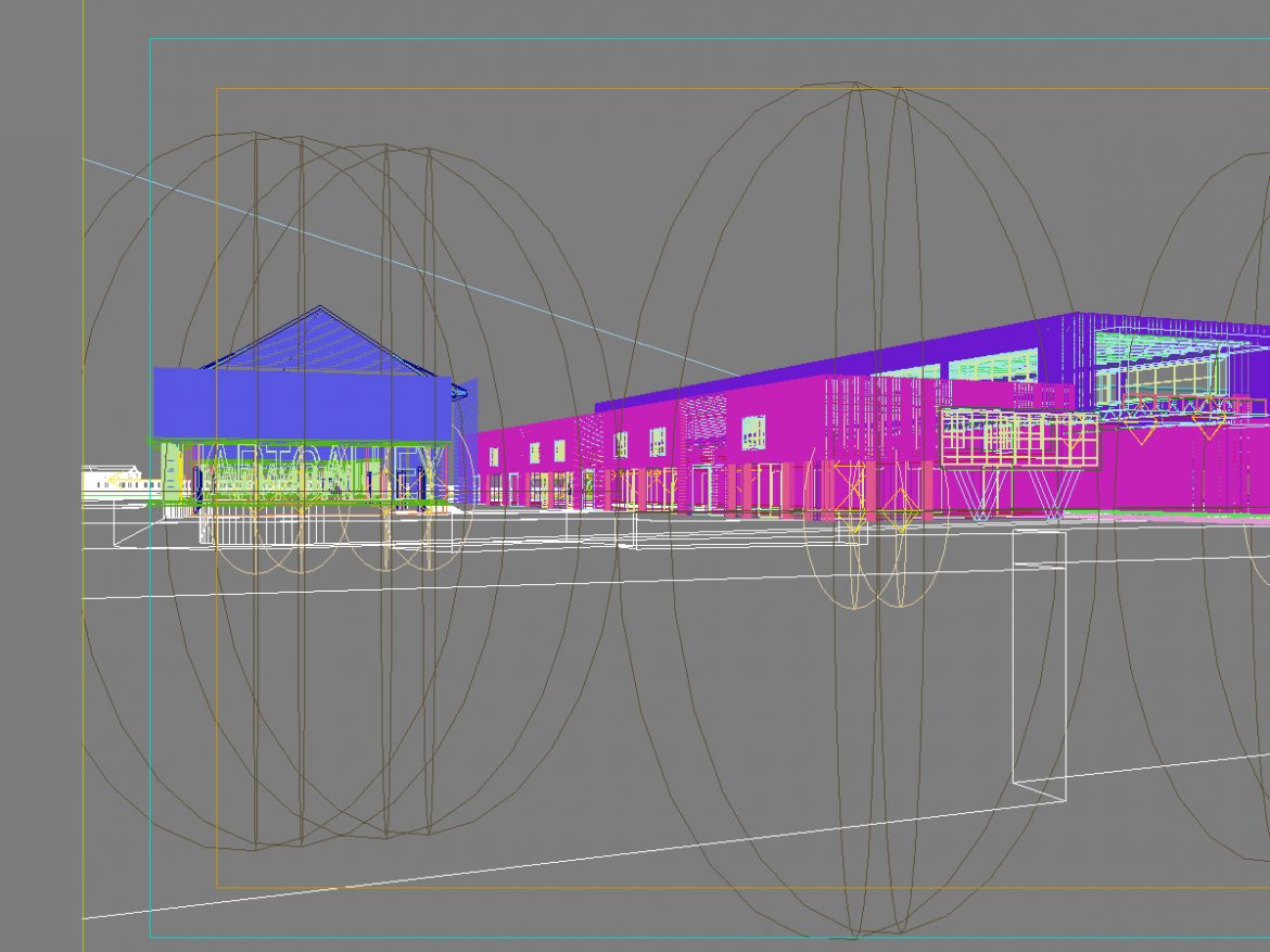 Architecture 567 3D Model - FlatPyramid