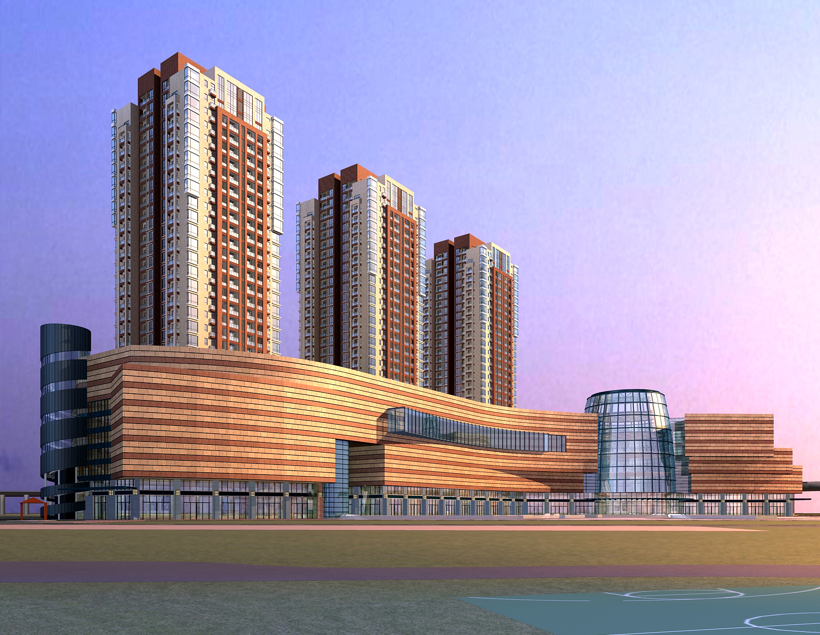 Architecture 597 3D Model - FlatPyramid