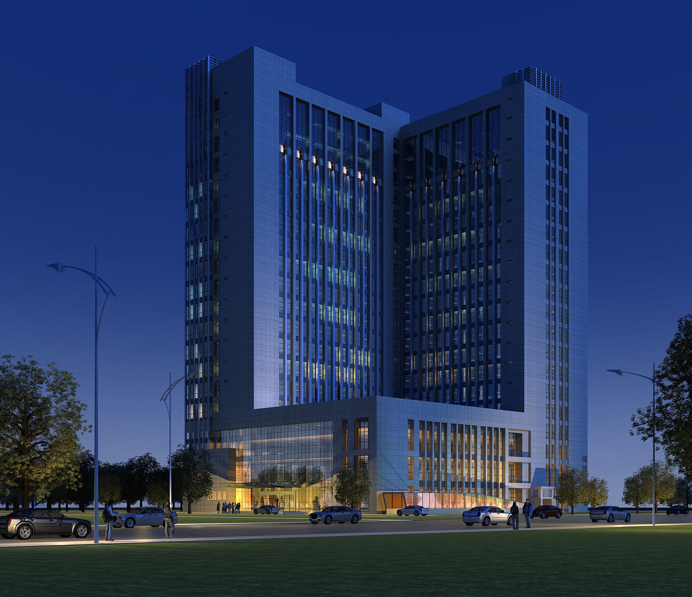 Architecture 609 3D Model - FlatPyramid