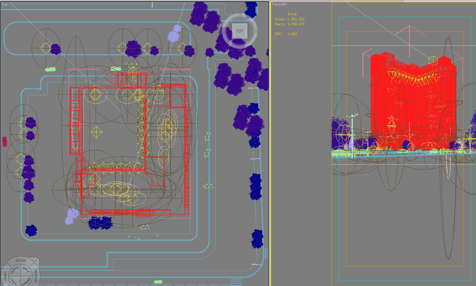 Architecture 609 3D Model - FlatPyramid