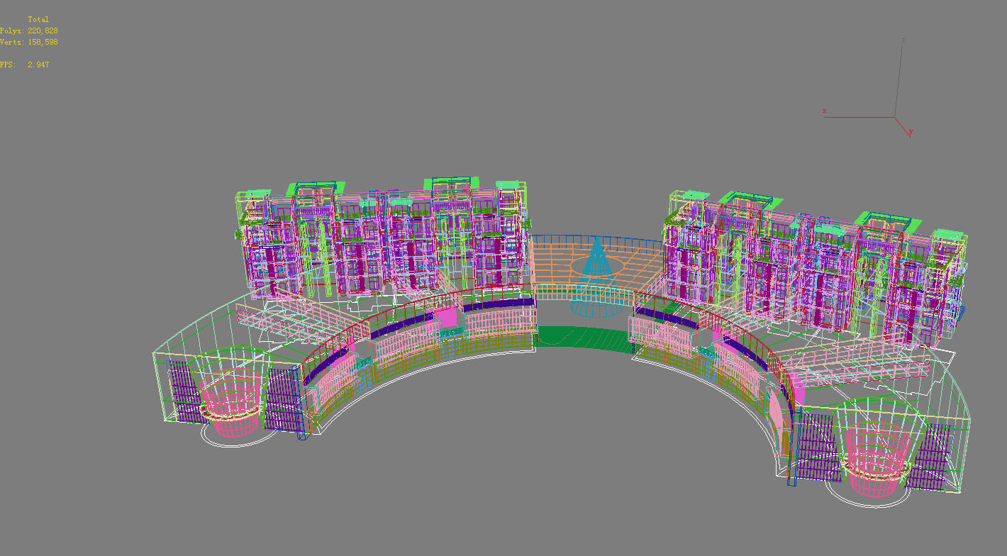 Architecture 793 3D Model - FlatPyramid