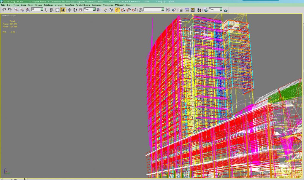 3d building 044 3D Model - FlatPyramid
