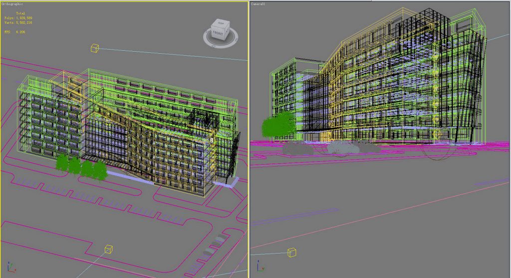 3d building 316 3D Model - FlatPyramid