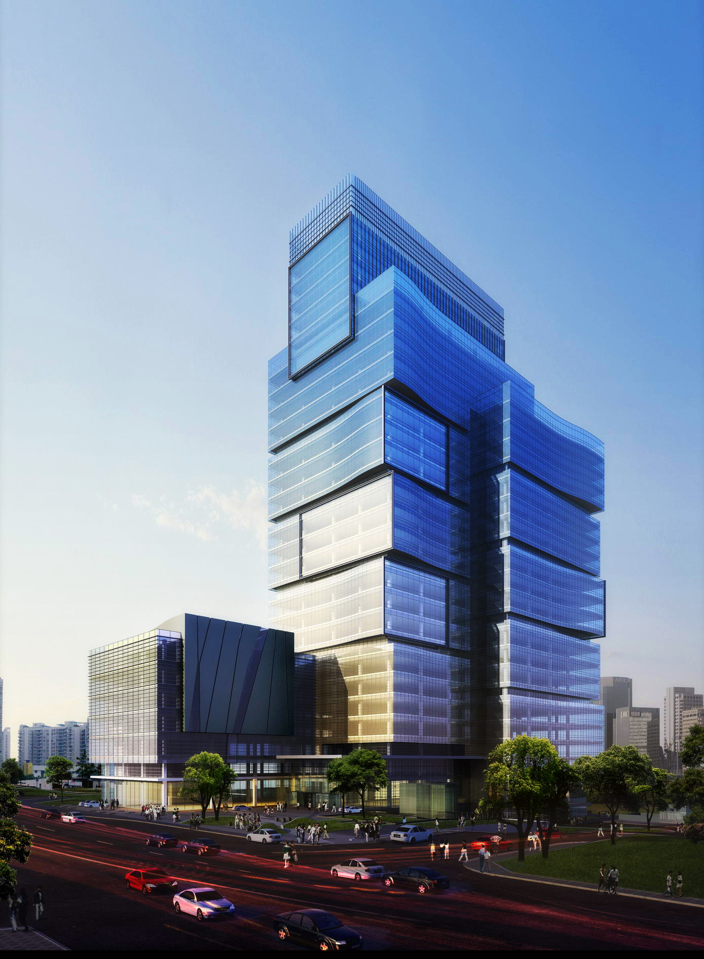 3d building 323 3D Model - FlatPyramid