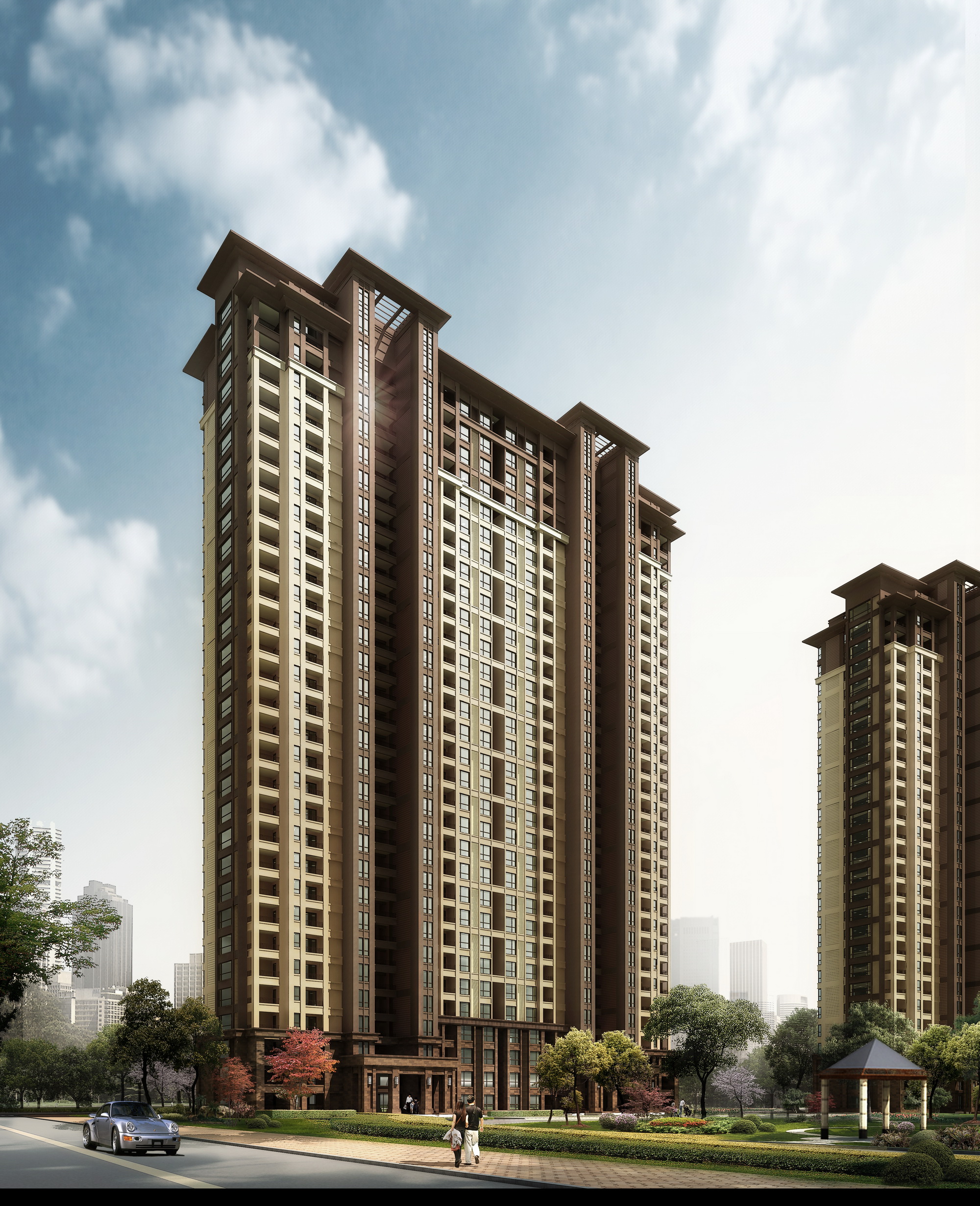 3d building 580 Two 3D Model - FlatPyramid