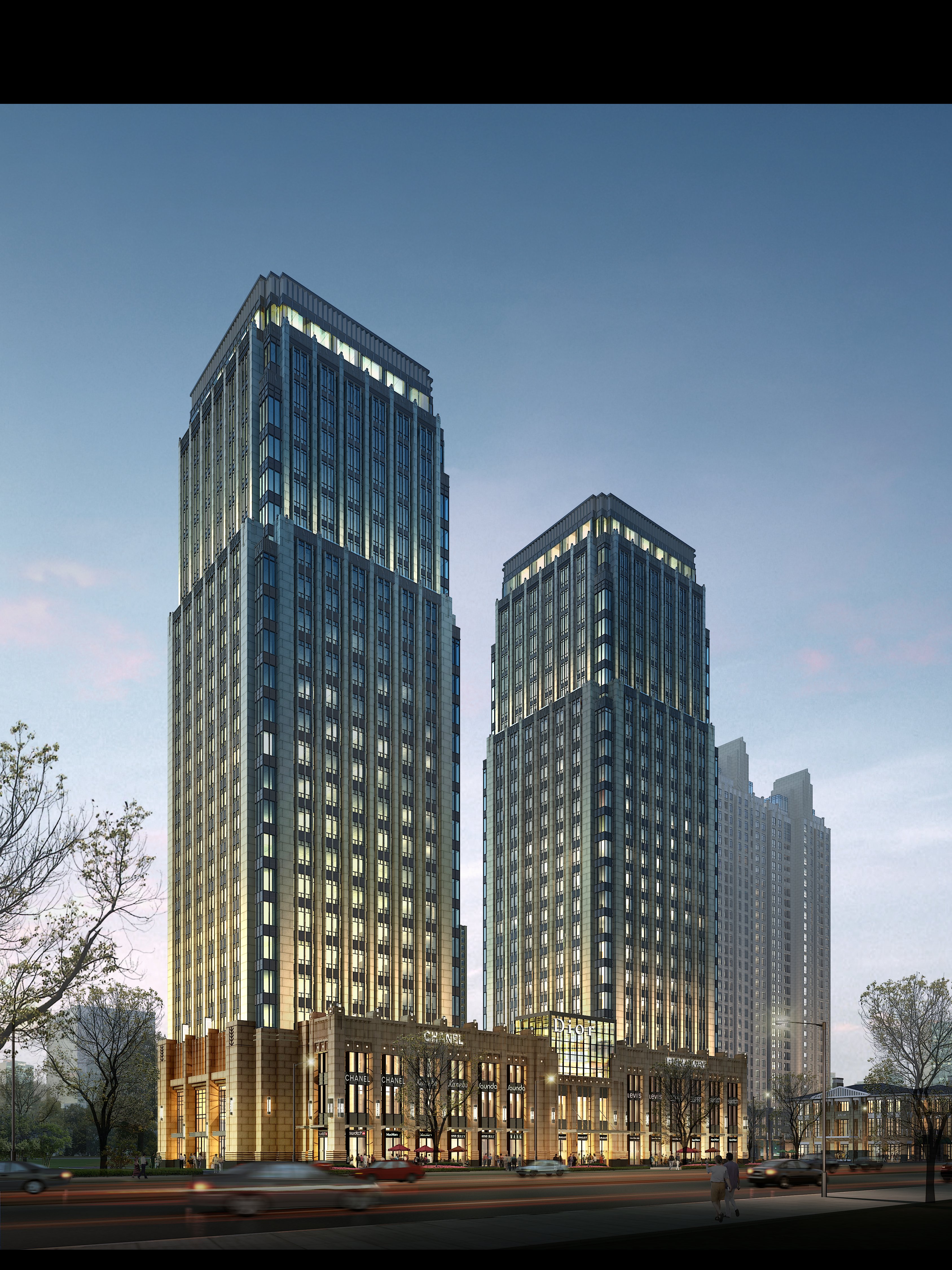 3d building 886 3D Model - FlatPyramid