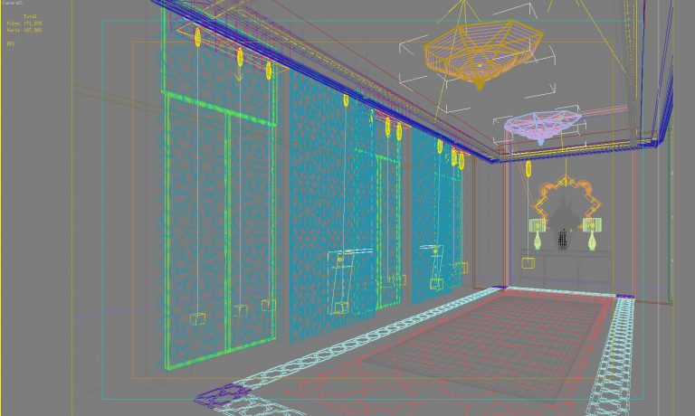 Elevator Space 023 3D Model - FlatPyramid