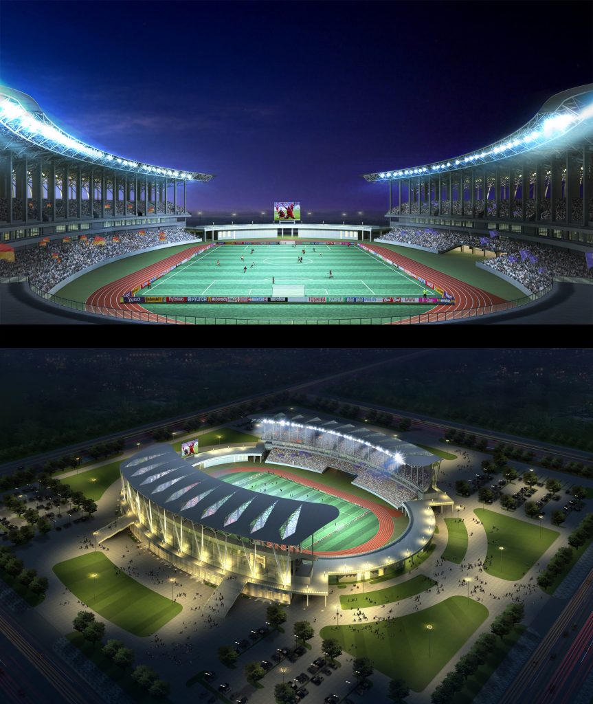 Grand Stadium 002 3D Model - FlatPyramid