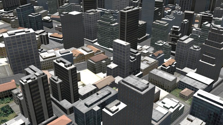 City 3D Model - FlatPyramid