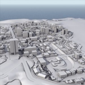 Game City Island 02 3D Model - FlatPyramid