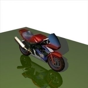 4 in 1 motorbike pack 3D Model - FlatPyramid