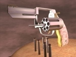 Apache Brave .357 Double-Magnum Revolver 3D Model - FlatPyramid