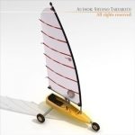 Land yacht 3D Model - FlatPyramid