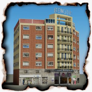 3d building 054 3D Model - FlatPyramid