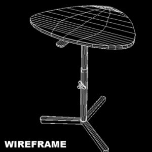 Laptop Stand Desk 3D Model - FlatPyramid
