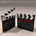 Clapperboard 3D Model - FlatPyramid