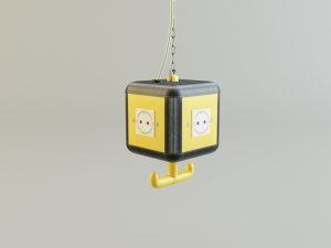 Power Box 3D Model - FlatPyramid