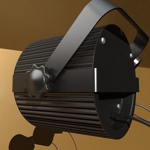 3D Model Realistic Stage light 01 3D Model - FlatPyramid