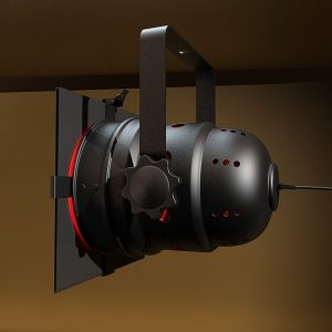 3D Model Spotlight Stage Light 04 3D Model - FlatPyramid