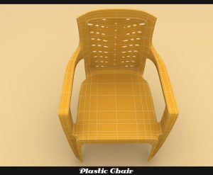Plastic Chair 3D Model - FlatPyramid