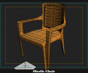 Plastic Chair 3D Model - FlatPyramid