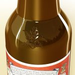 Budweiser Beer Bottle - Six Cardboard Pack 3D Model - FlatPyramid