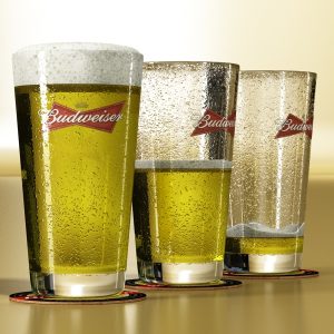 Budweiser Beer Collection. 3D Model - FlatPyramid