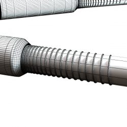 3D Model Electric Guitar with Amplifier & Cable 3D Model - FlatPyramid