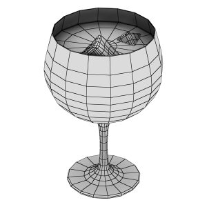 Photorealistic Glass 03 3D Model - FlatPyramid