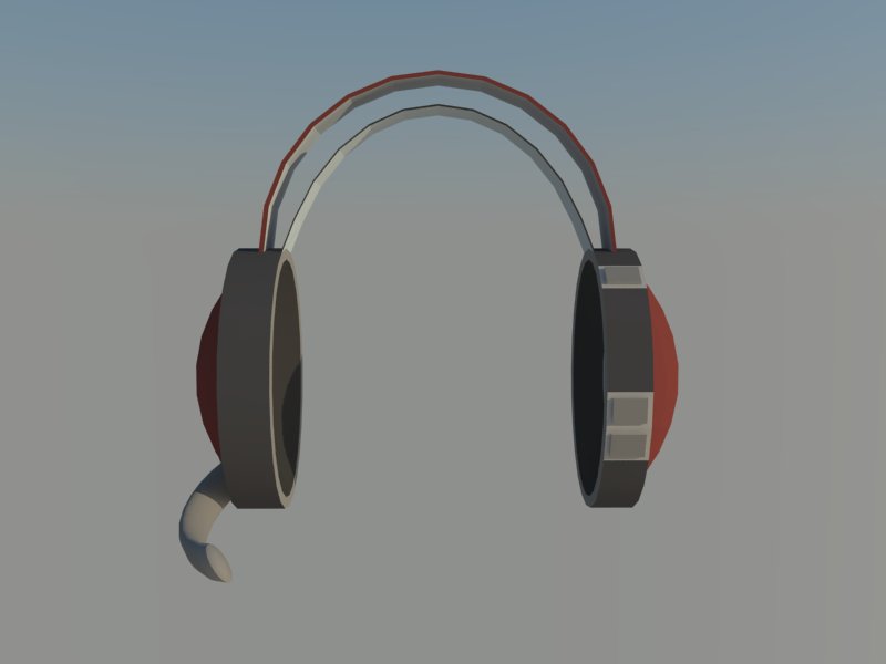 Headset 3D Model | FlatPyramid