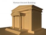 Roman Ancient Building 3D Model - FlatPyramid
