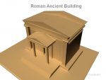 Roman Ancient Building 3D Model - FlatPyramid