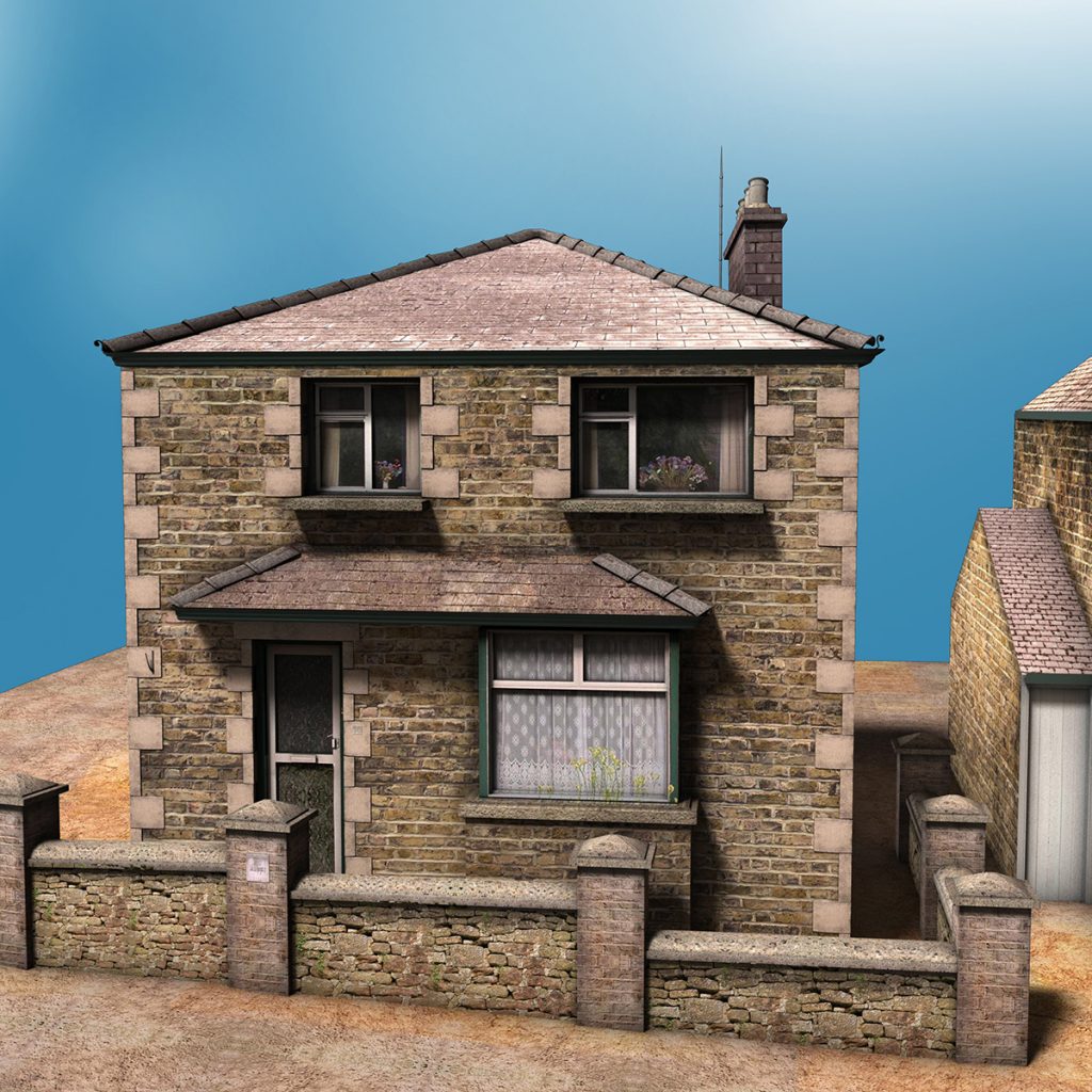 Rural village 3D Model - FlatPyramid