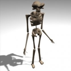 Bonnie Skeleton Character 3D Model - FlatPyramid
