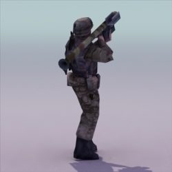 BW Stinger Infantry 3D Model - FlatPyramid