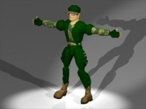 GI 3D Model - FlatPyramid