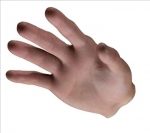 Realistic Human Hand SSS scatter shader 3D Model - FlatPyramid