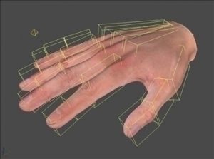 Realistic Human Hand SSS scatter shader 3D Model - FlatPyramid