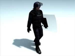 Riot_Police Officer_3DModel 3D Model - FlatPyramid
