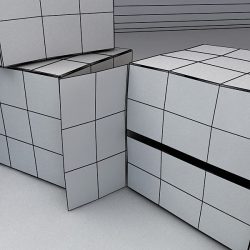 3D Model Photoreal Cardboard Carton High Res v2 3D Model - FlatPyramid