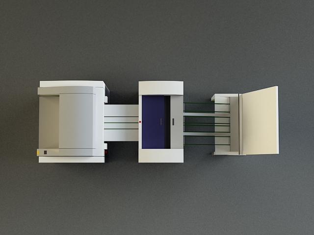 Small Offset Printer 3D Model - FlatPyramid